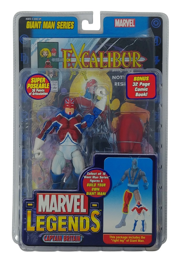 Captain Britain - Build-A-Figure: Giant Man Series - Marvel Legends ...