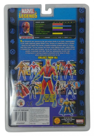 Captain Britain - Build-A-Figure: Giant Man Series - Marvel Legends ...