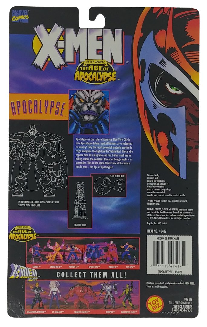 Apocalypse - Age of Apocalypse - X-Men (Toy Biz) - Figuronomy.com - an ...