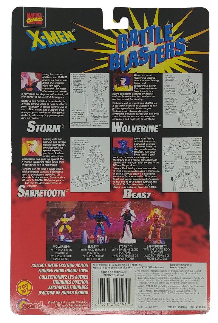Storm - Battle Blasters - X-Men (Toy Biz) - Figuronomy.com - an Action ...