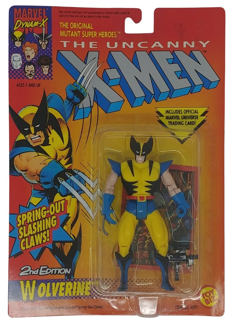 Wolverine - 2nd Edition - Series 2 - X-Men (Toy Biz) - Figuronomy.com ...